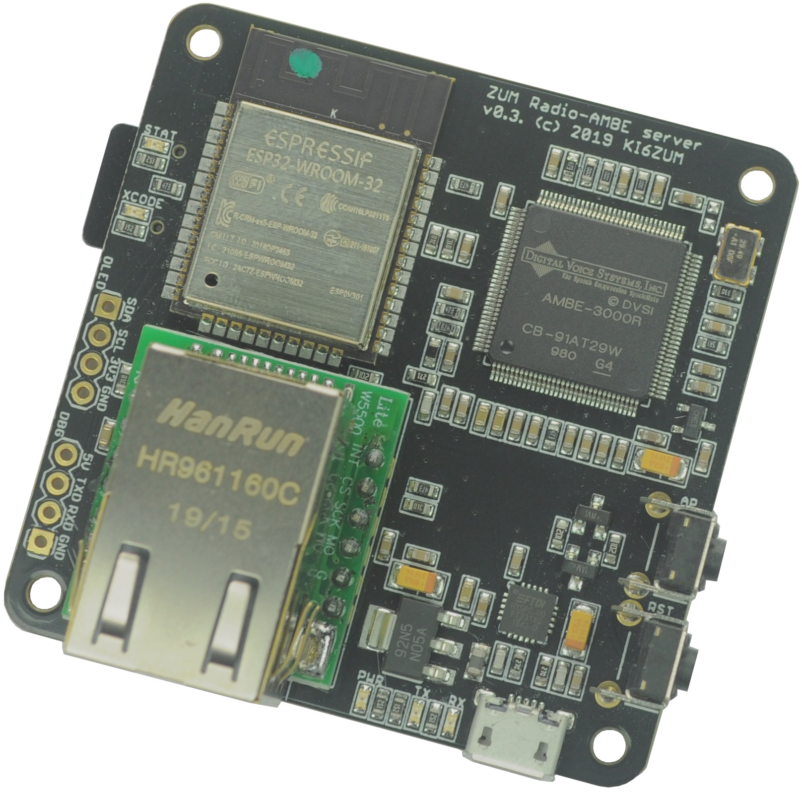 ZUM AMBE board – David PA7LIM
