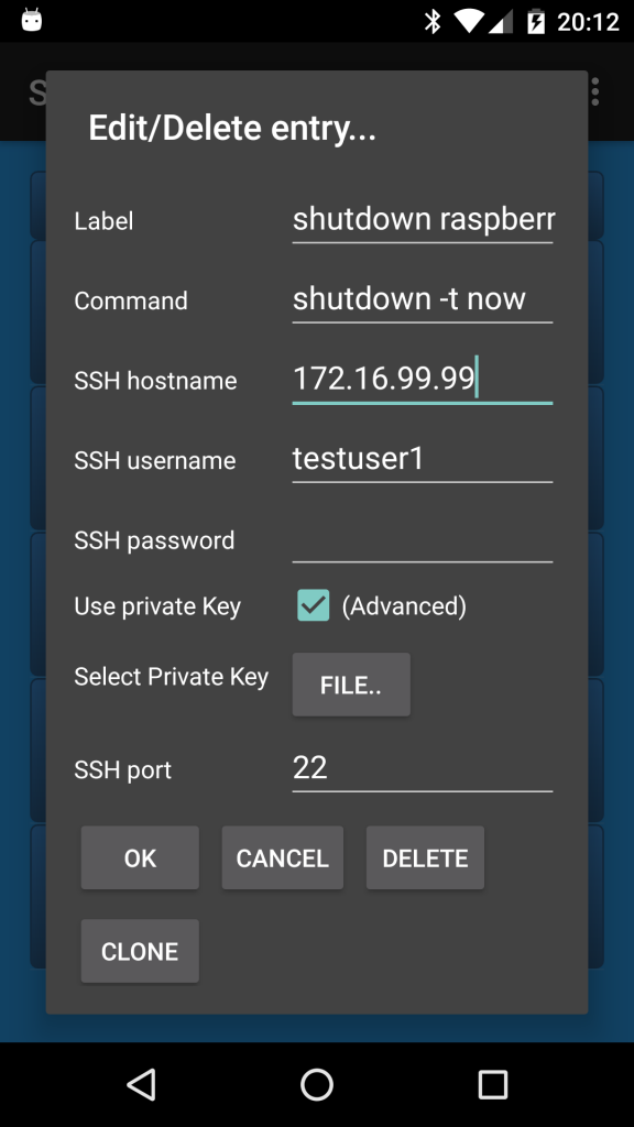 sshbutton – David PA7LIM